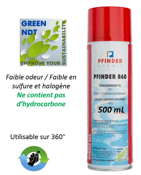 Ensemble de produits écologiques pour le contrôle par ressuage